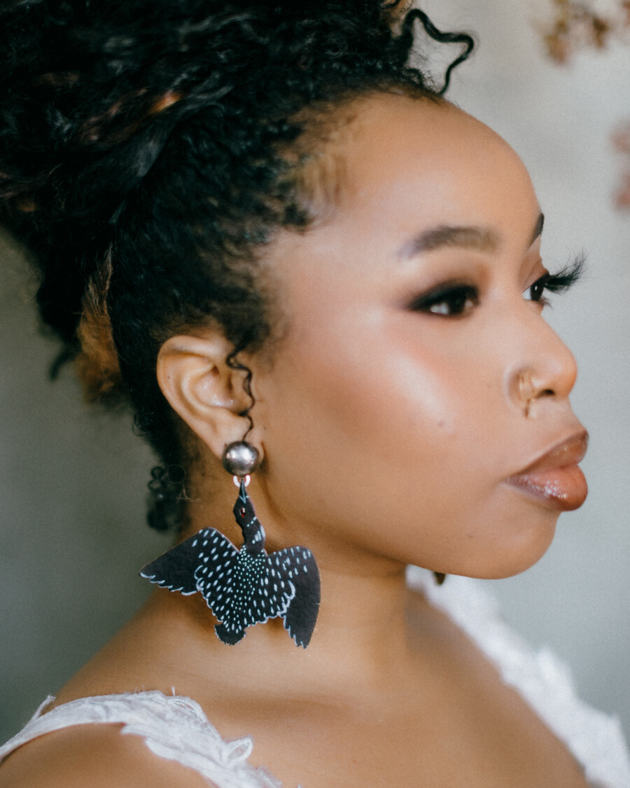 Ethereal Bridal Editorial with the Coolest Earrings