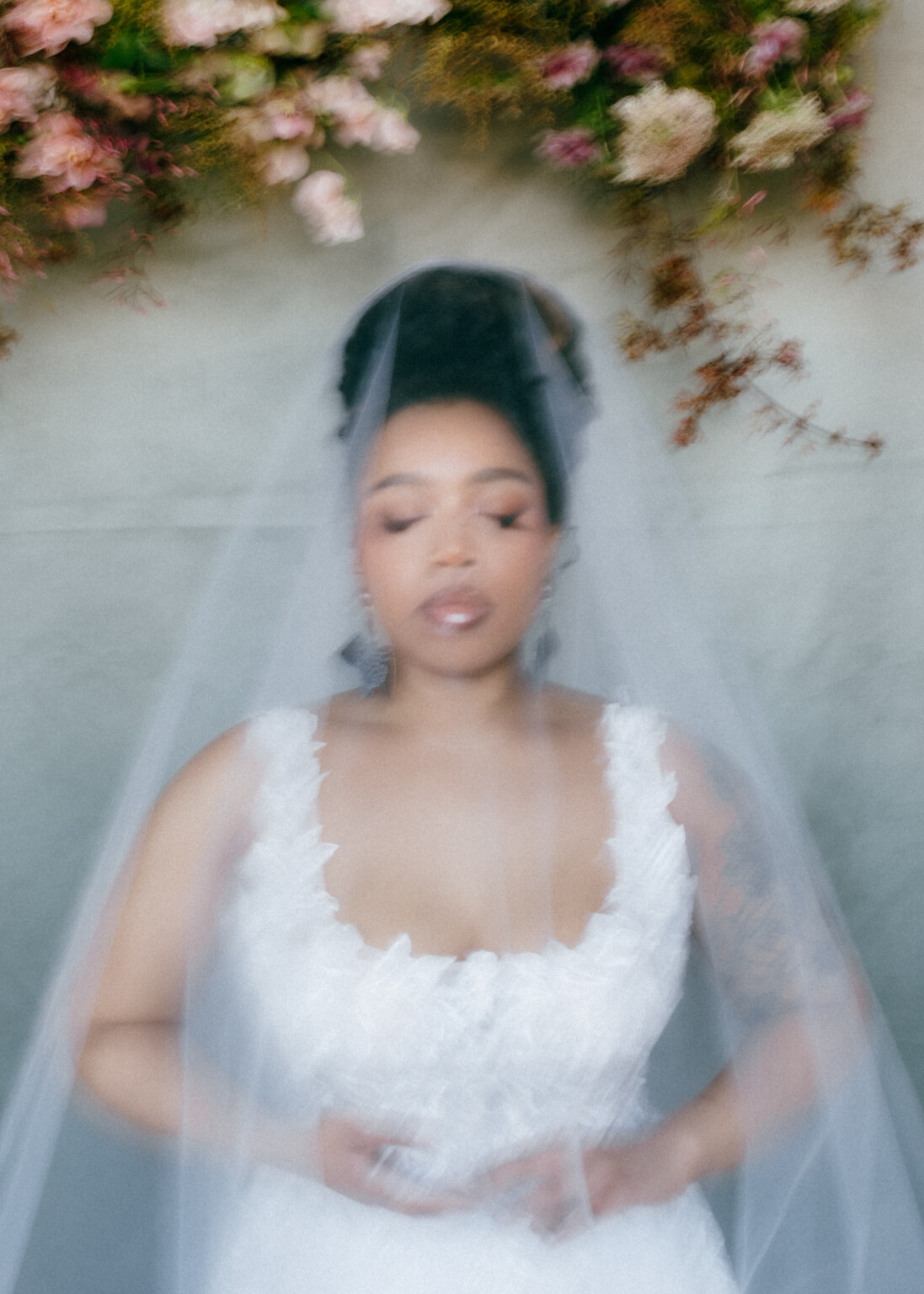 Ethereal Bridal Editorial with the Coolest Earrings