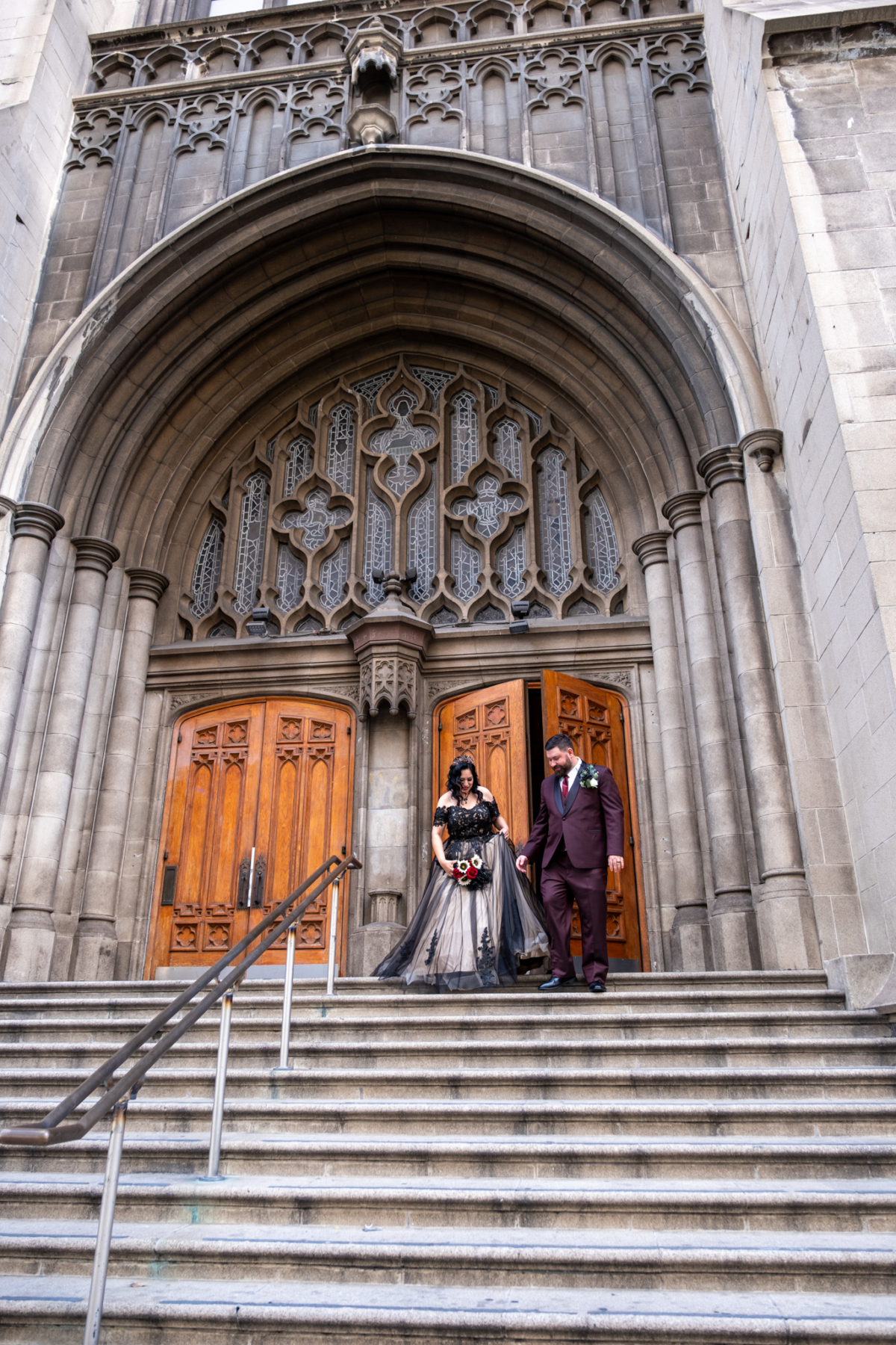 This Emo Couple Got Married at The Church in a My Chemical Romance ...